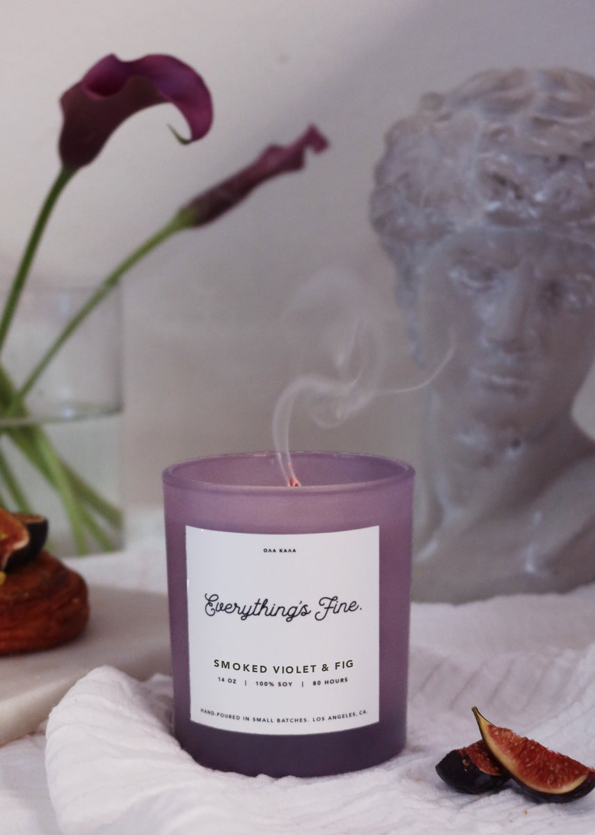 Smoked Violet & Fig – The Everything’s Fine Co.